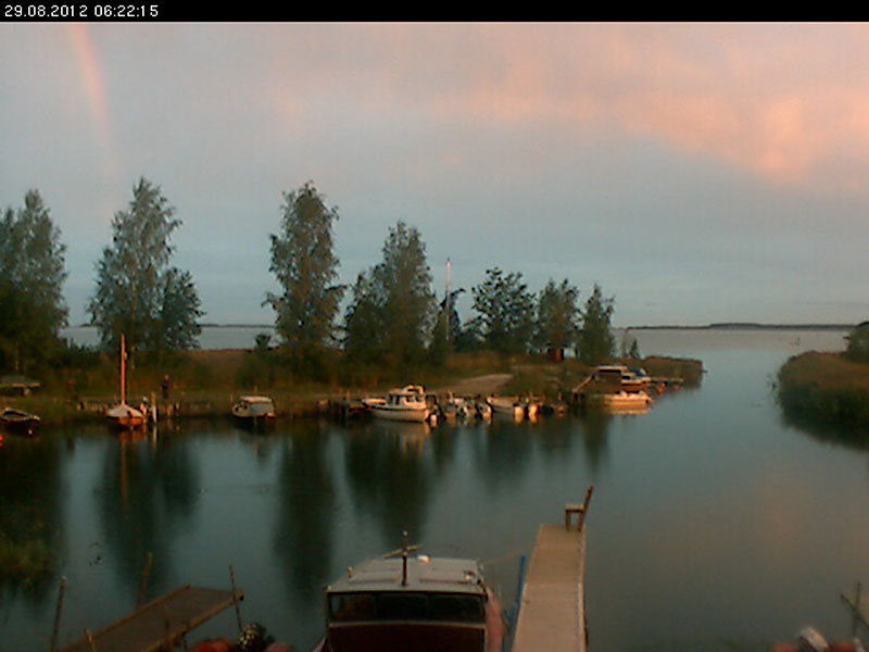 Preiviikin kalarantaan webbikamera, Preiviiki, Pori, 29.8.2012